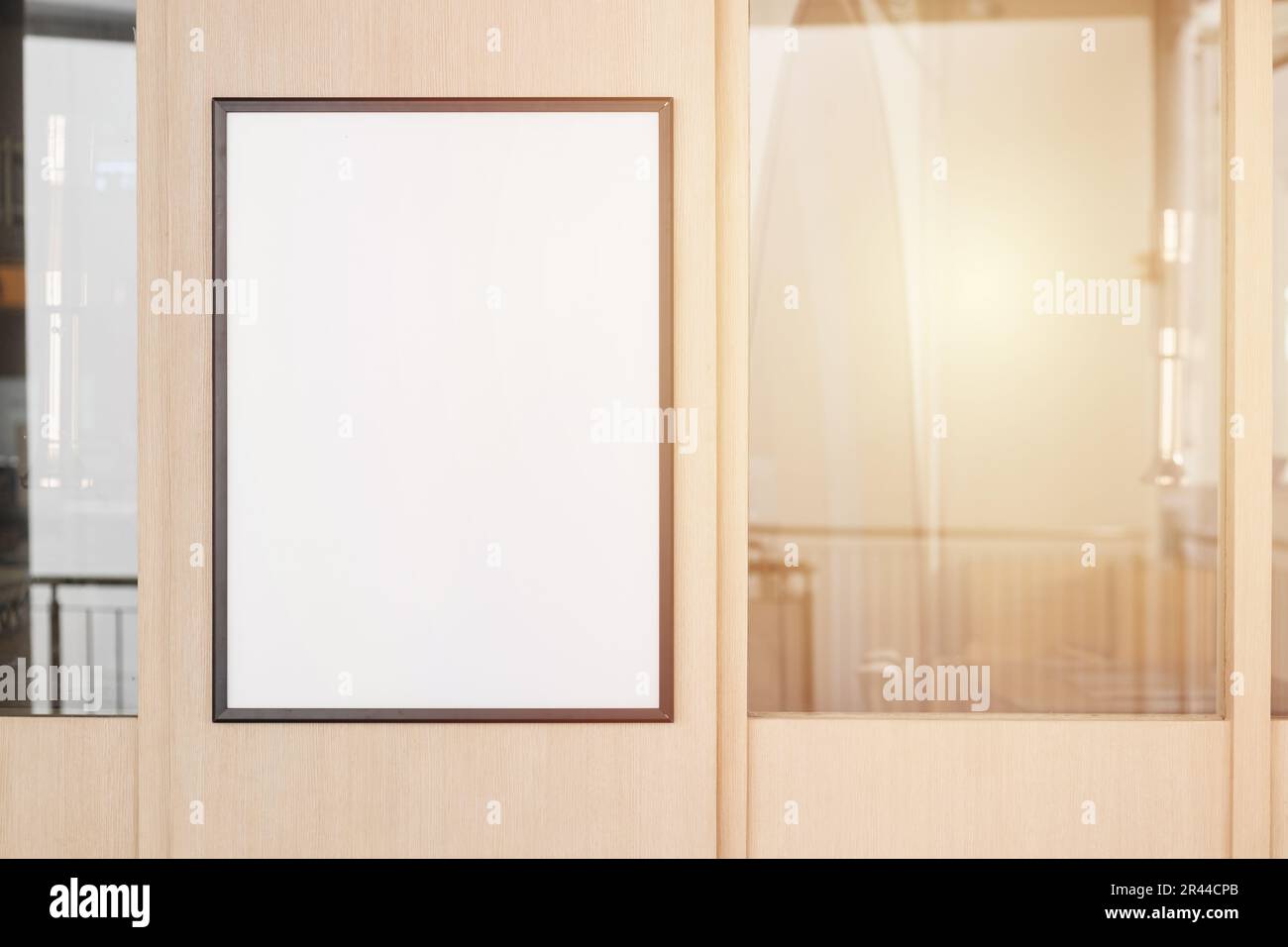 blank advertising sign board ads billboard at street coffee shop ...