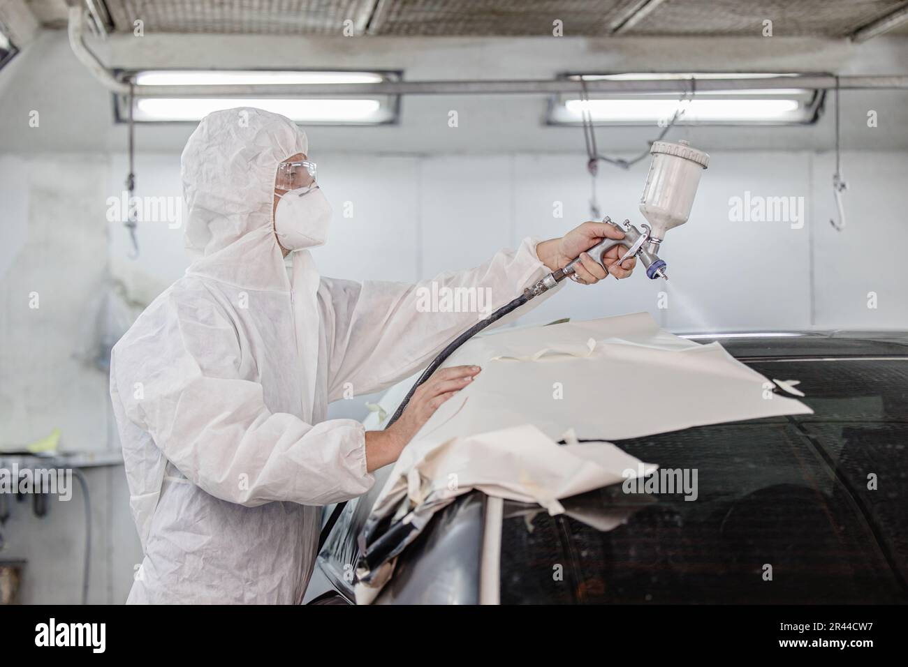 glass coating, paintwork, roof, bodywork, paint, airbrush, workshop ...