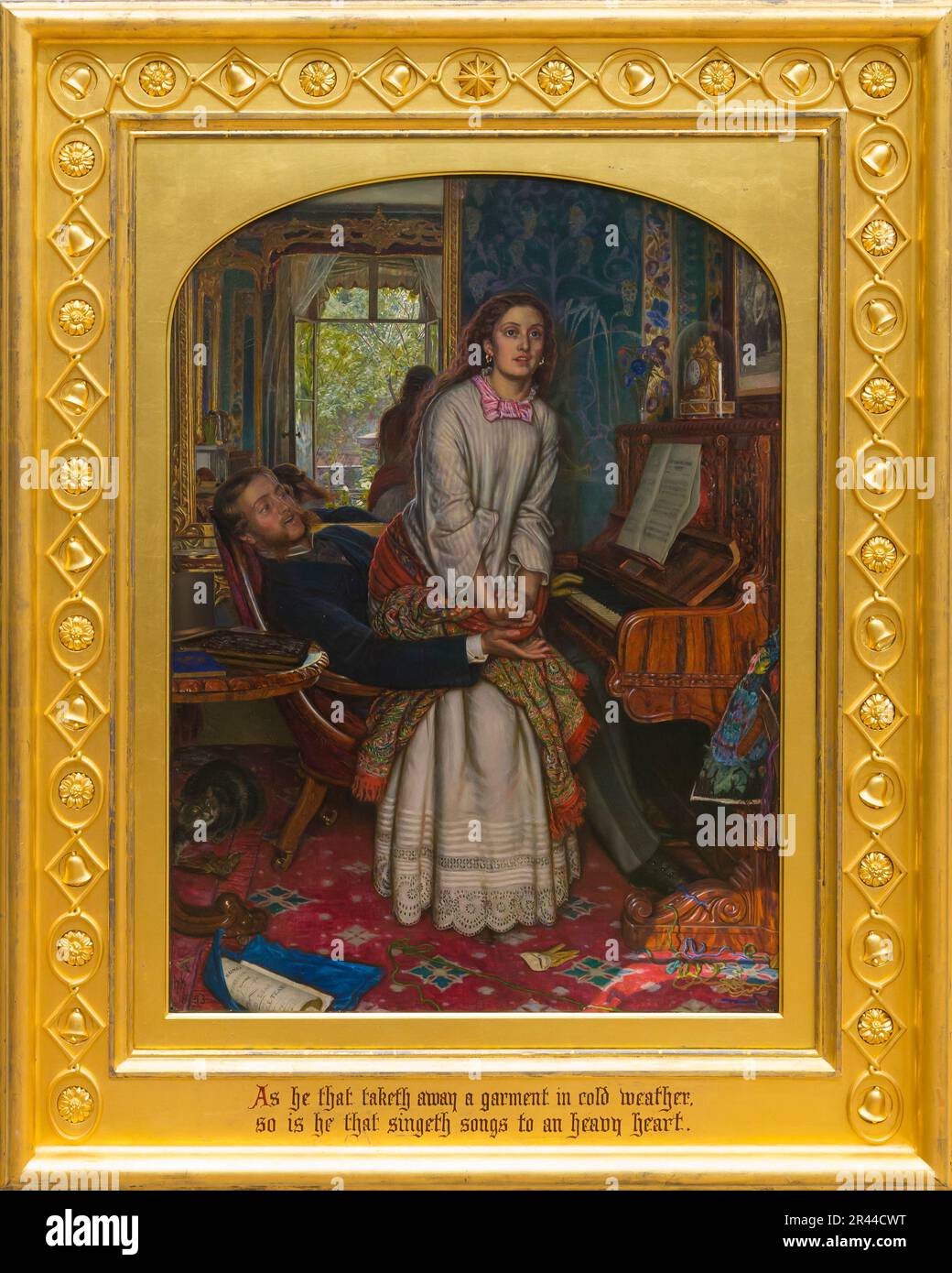 The Awakening Conscience, William Holman Hunt, 1853 Stock Photo - Alamy