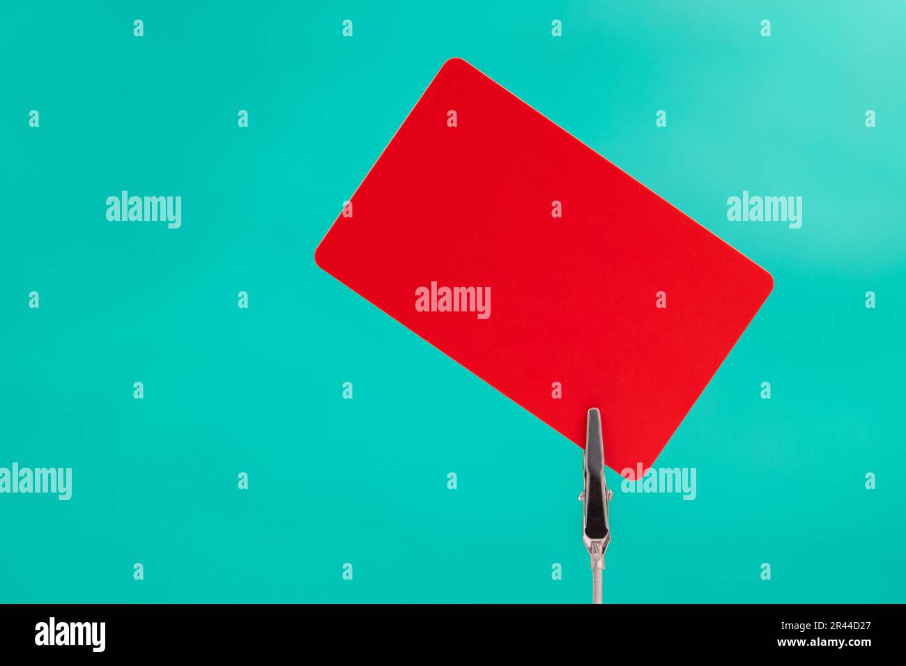 blank red card space for sale promotion text for member or sport ...