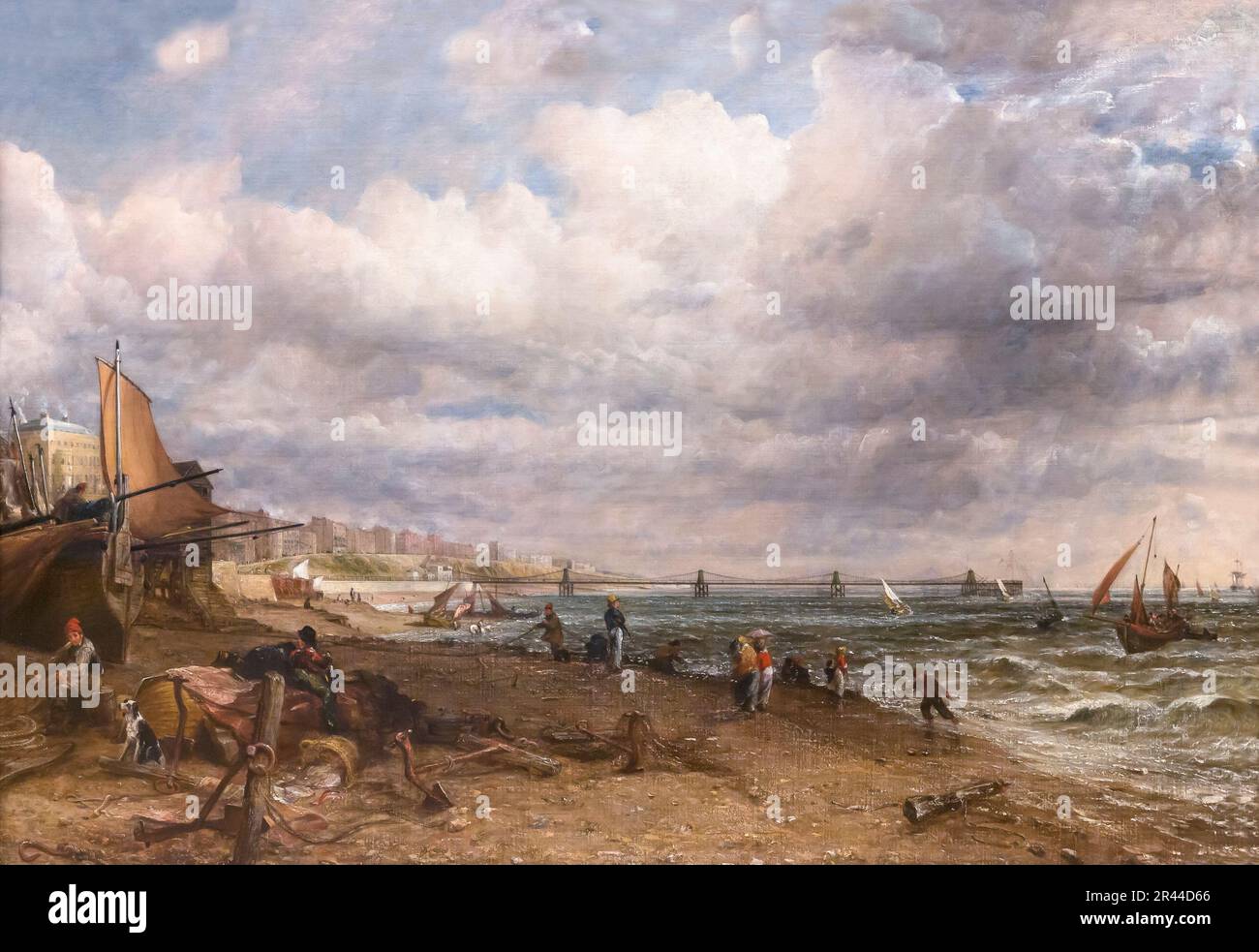 Chain Pier, Brighton, John Constable, 1826-7 Stock Photo - Alamy