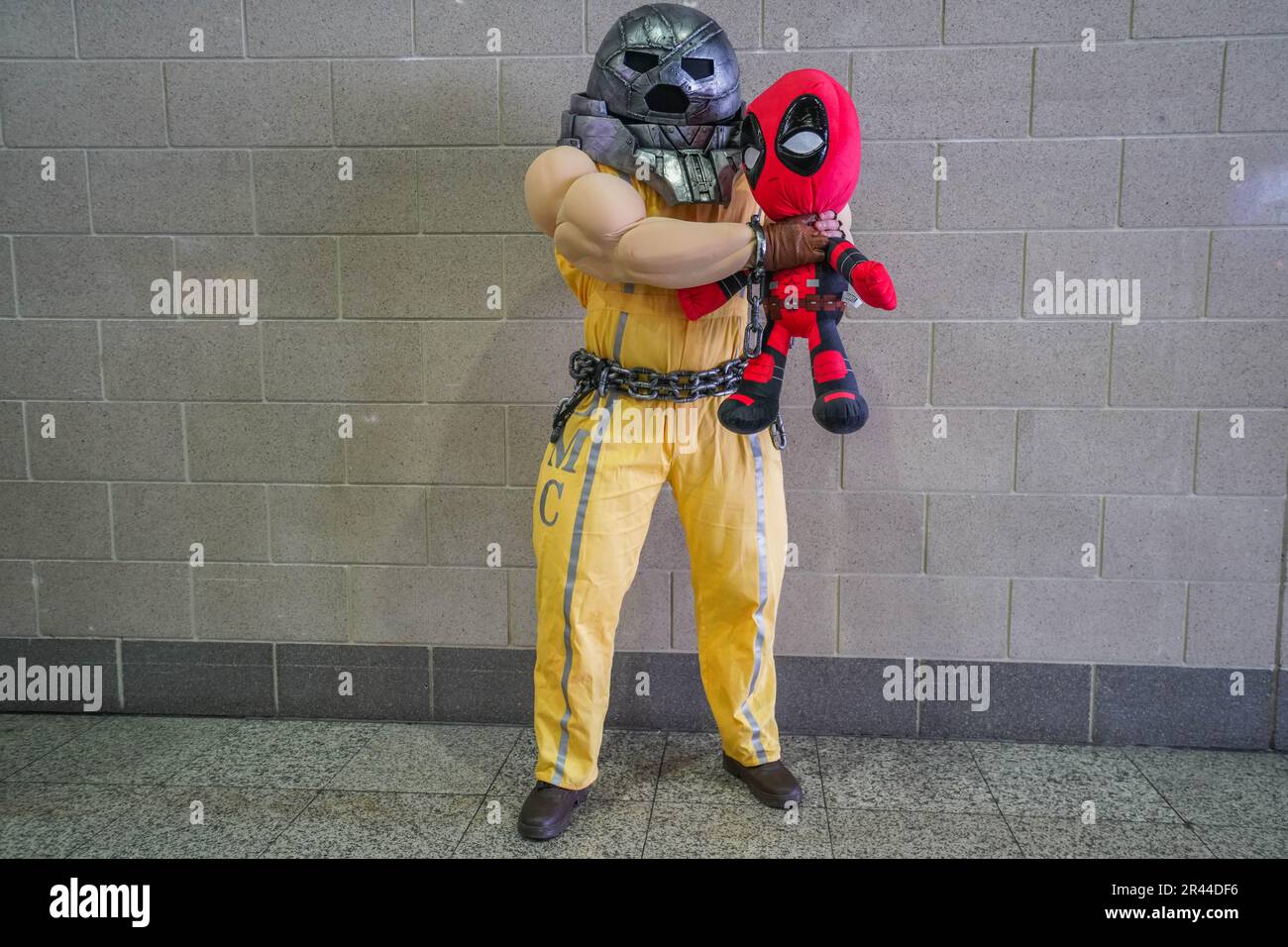 London UK. 26 May 2023 Fans dressed in comic characters of their ...