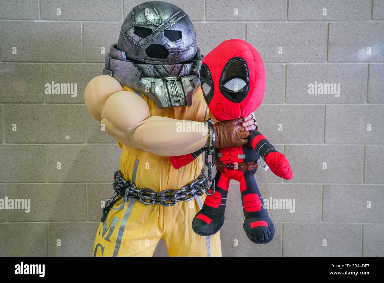 London UK. 26 May 2023 Fans dressed in comic characters of their ...