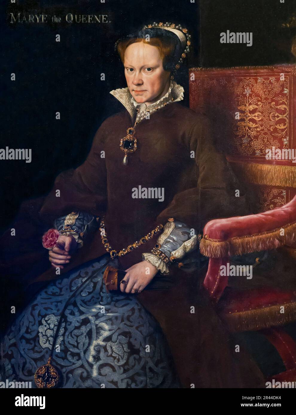 Portrait of Mary I, Queen of England, Anthonis Mor and workshop, circa ...