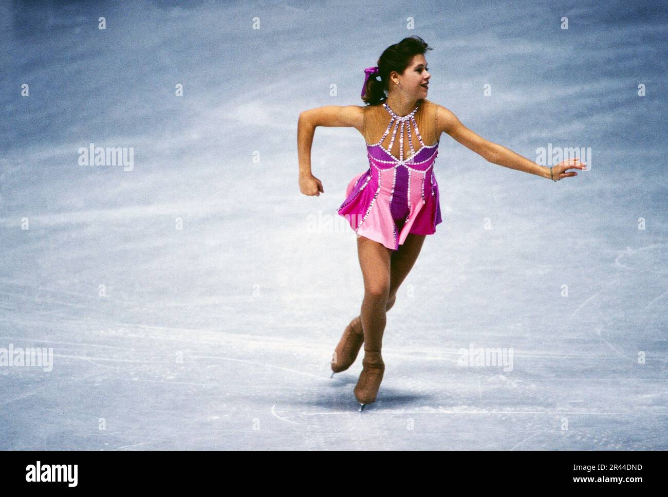 Tanja Szewczenko, deutsche Eislunstläuferin, in ihrem Lauf bei der ...