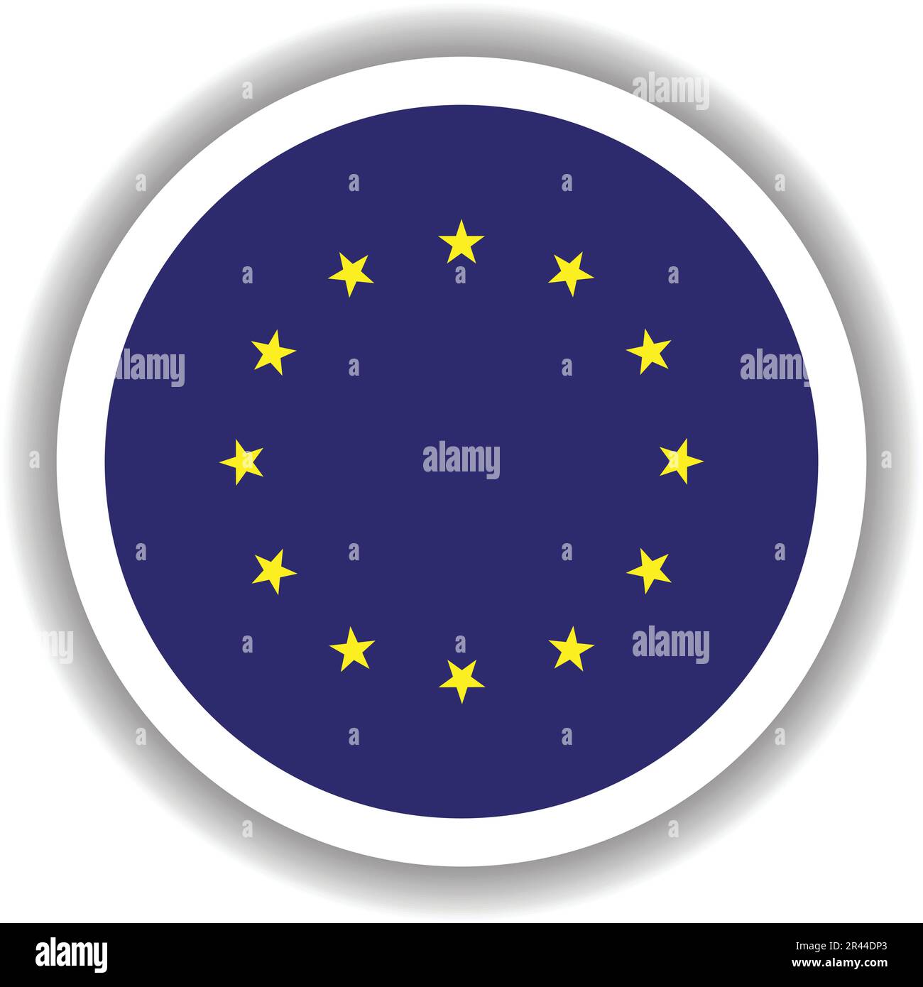 Round country flags europe hi-res stock photography and images - Alamy