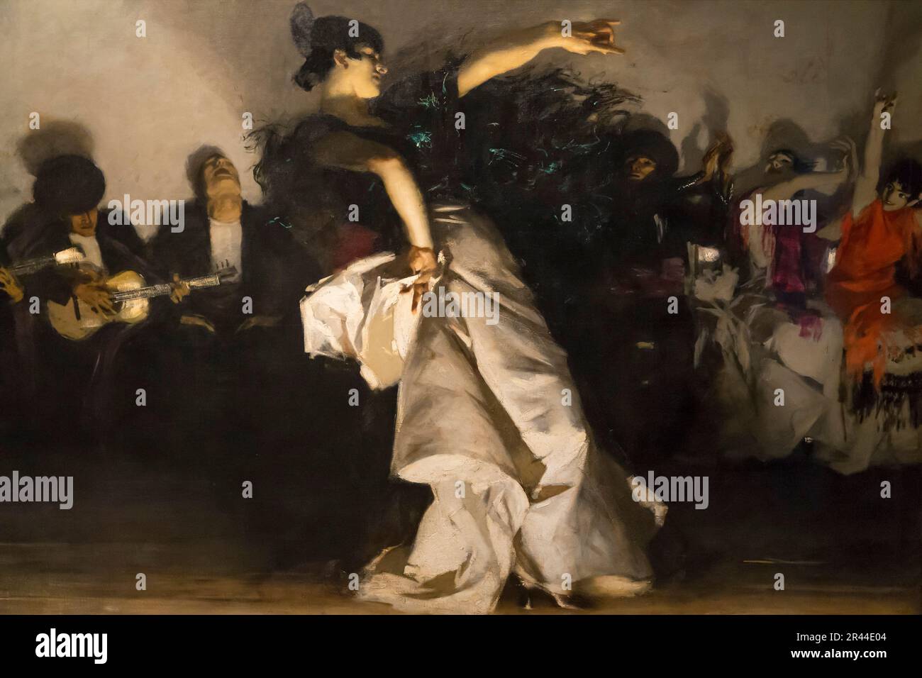 El Jaleo, John Singer Sargent, 1882, detail, Isabella Stewart Gardner Museum, Boston, Mass ...