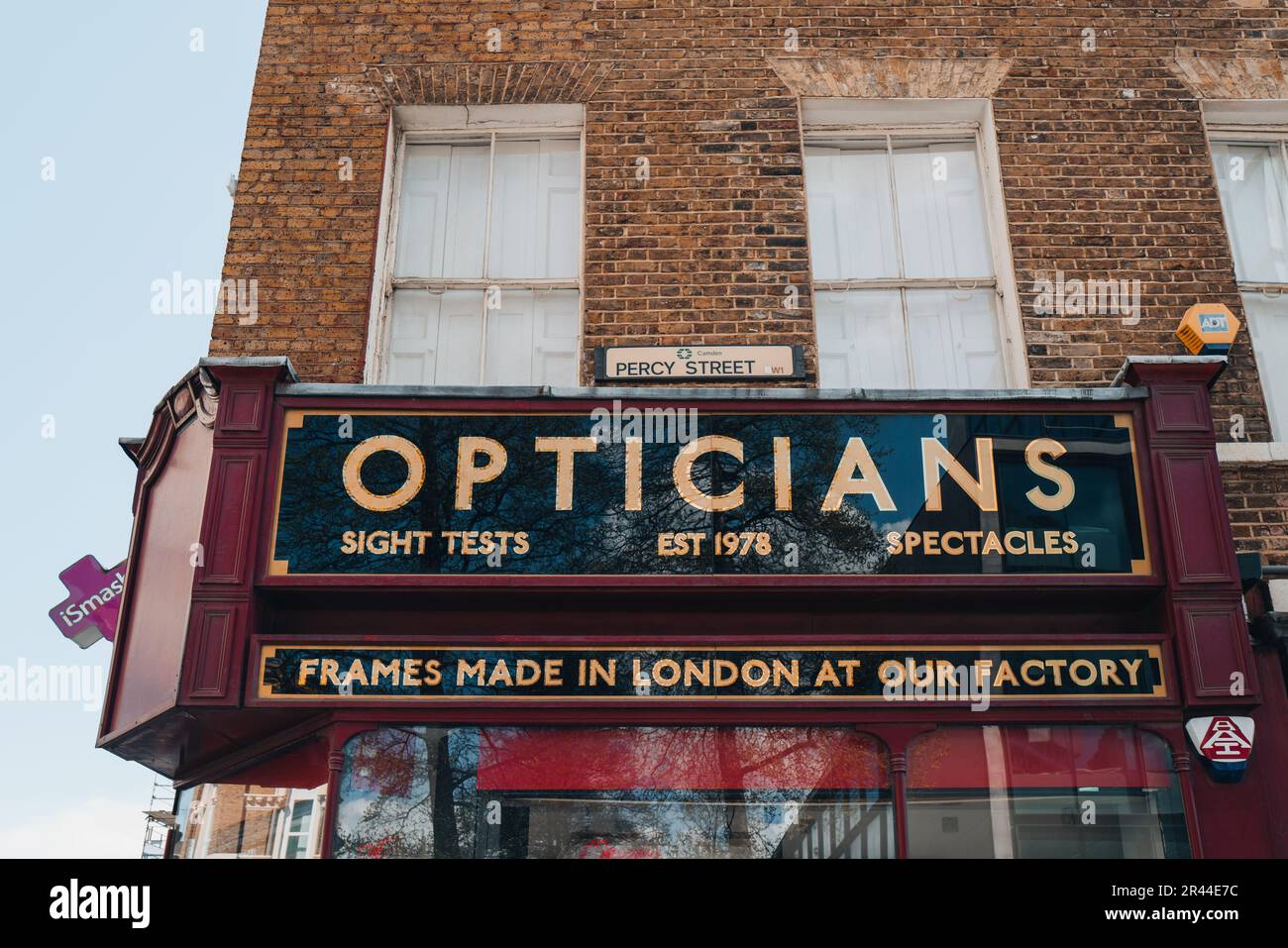 London, UK - April 13, 2023: Opera Opera Opticians, a British company ...