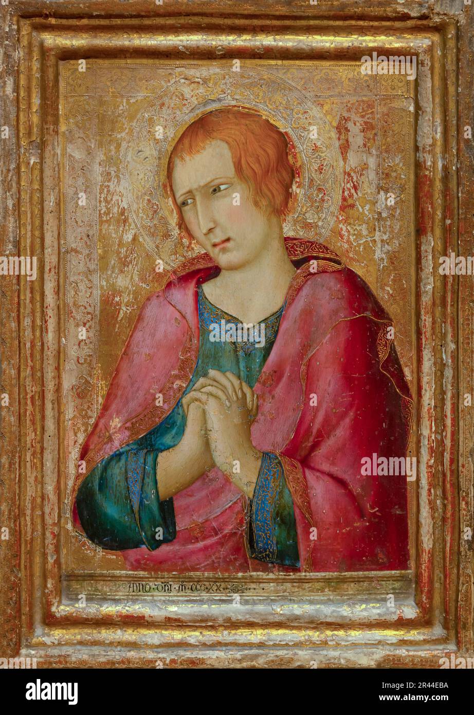 Saint John the Evangelist, Simone Martini, 1320 Stock Photo - Alamy