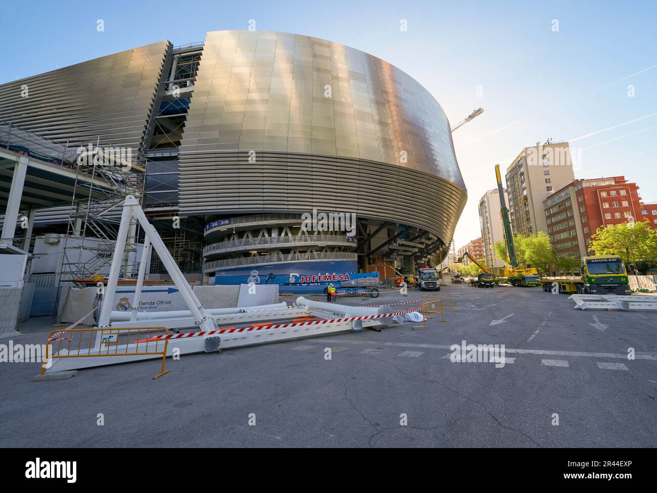 Renovation works at Santiago Bernabeu arena - the official playground ...