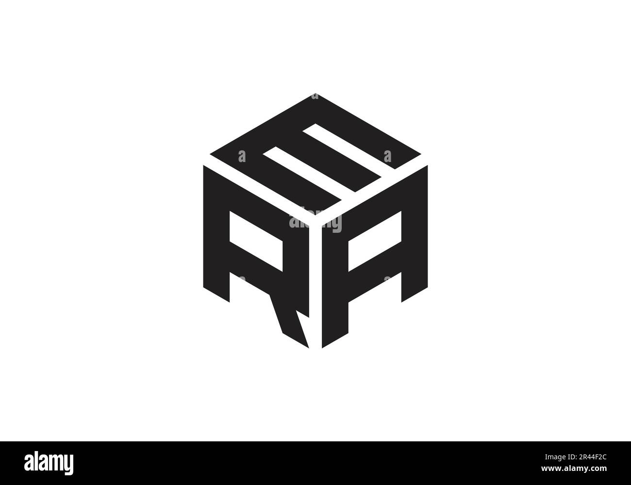 RAE Initial Monogram Letter rae Logo Design Vector Template r a e Cube ...