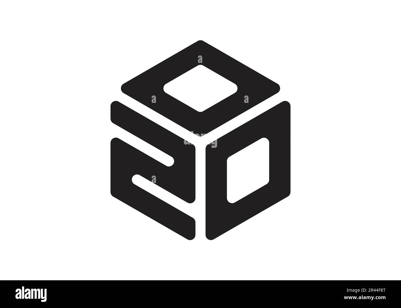 ZOO Initial Monogram Letter 200 Logo Design Vector Template z o o Cube ...