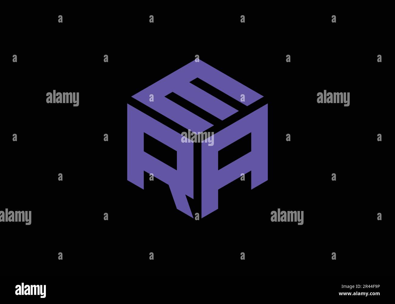 RAE Initial Monogram Letter rae Logo Design Vector Template r a e Cube ...