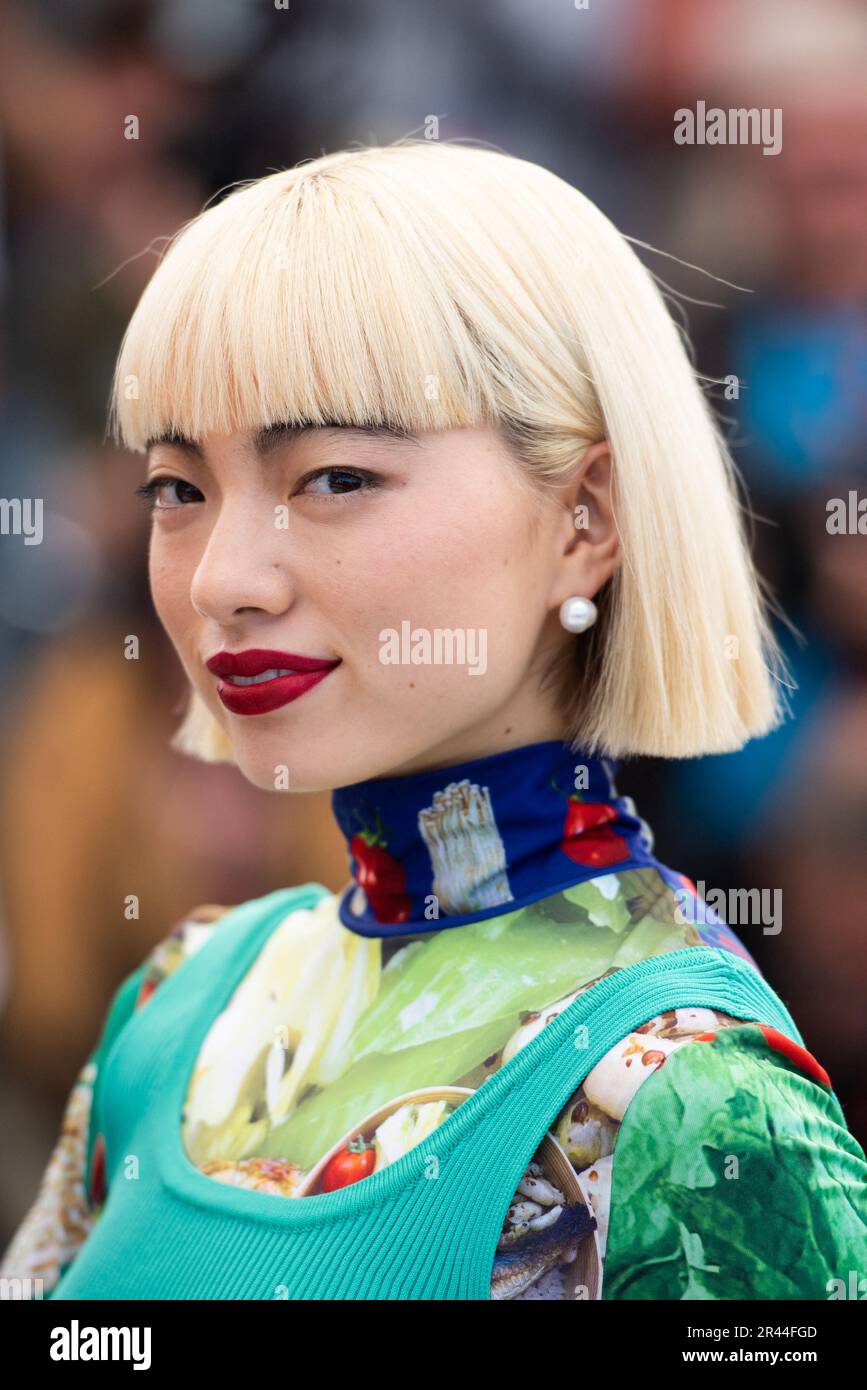 Cannes, France. 26th May, 2023. Aoi Yamada attending the Perfect Days Photocall as part of the ...