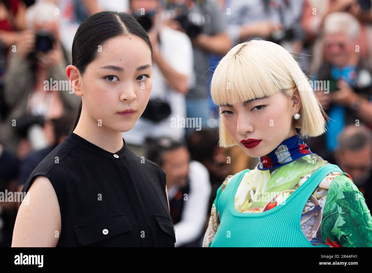 Cannes, France. 26th May, 2023. Arisa Nakano and Aoi Yamada attending ...