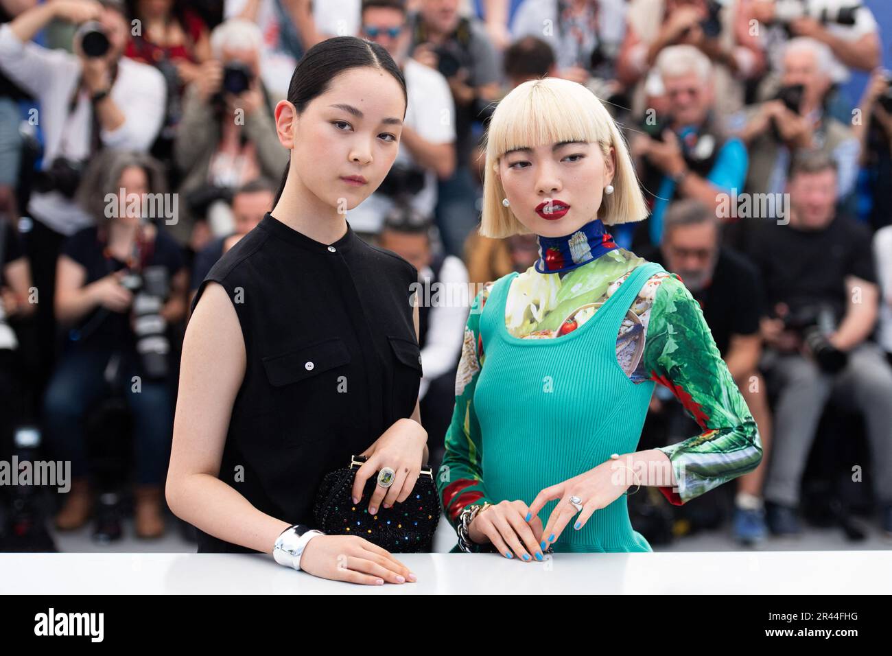 Cannes, France. 26th May, 2023. Arisa Nakano and Aoi Yamada attending ...