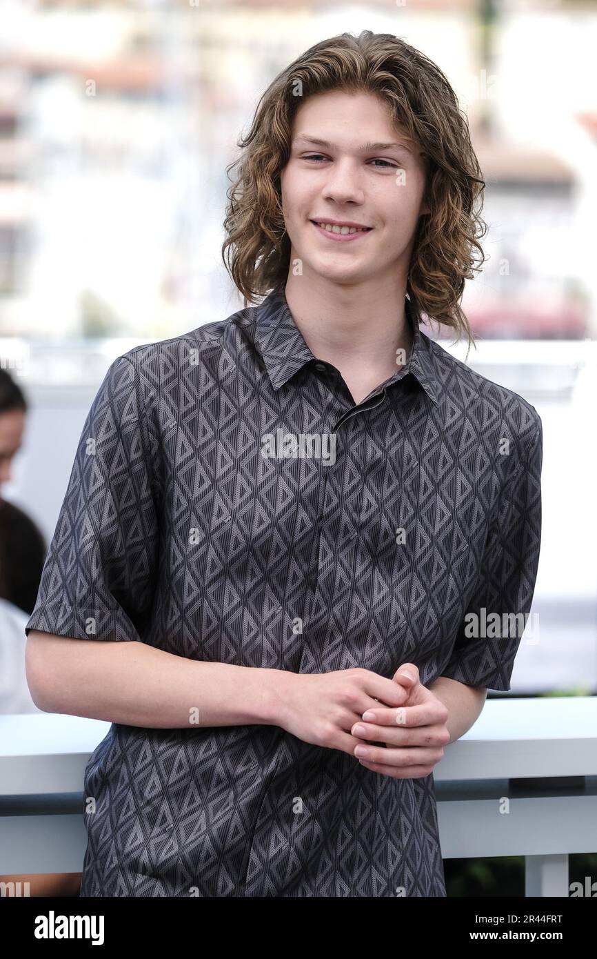Cannes, France. 26th May, 2023. Samuel Kircher photographed during the ...
