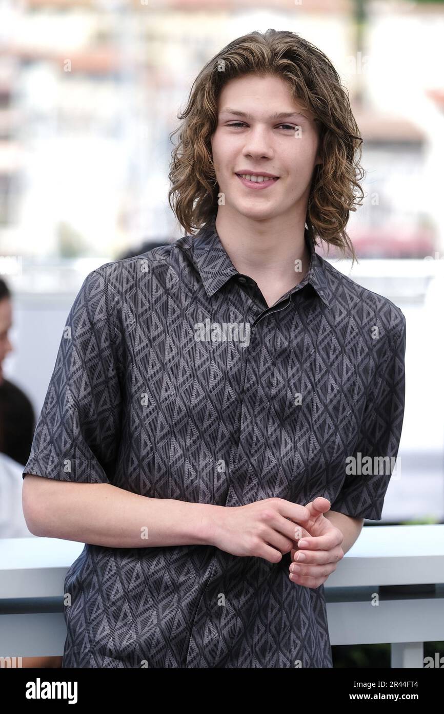 Cannes, France. 26th May, 2023. Samuel Kircher photographed during the ...