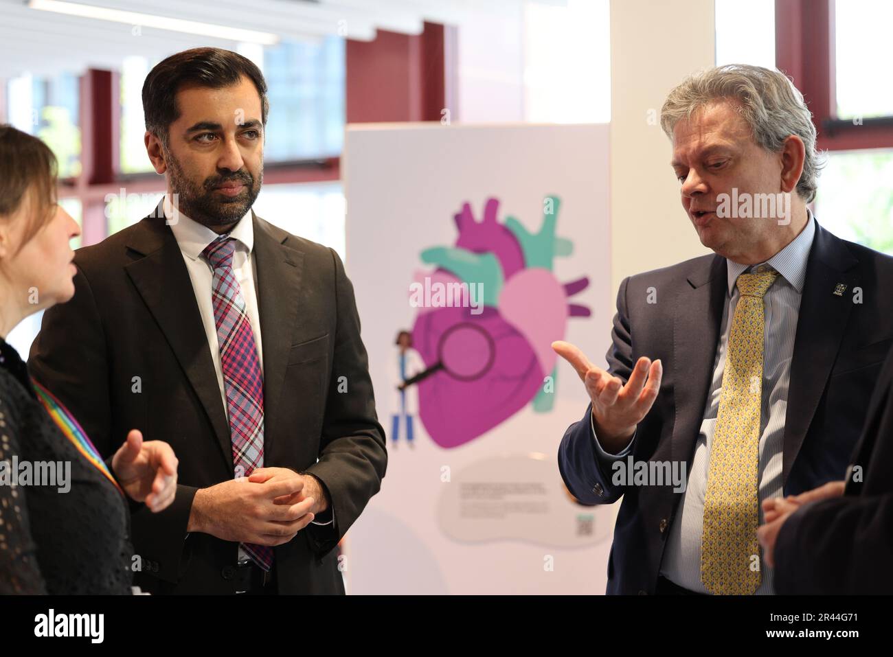 First Minister of Scotland Humza Yousaf eith Principal of the ...