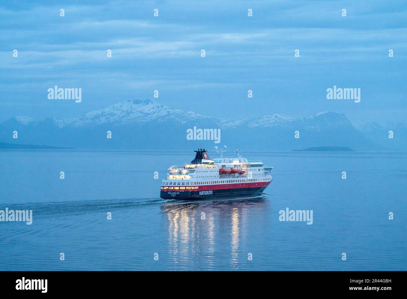 MOLDE 20230521.The cruise ship Hurtigruten Polar Light on the ...