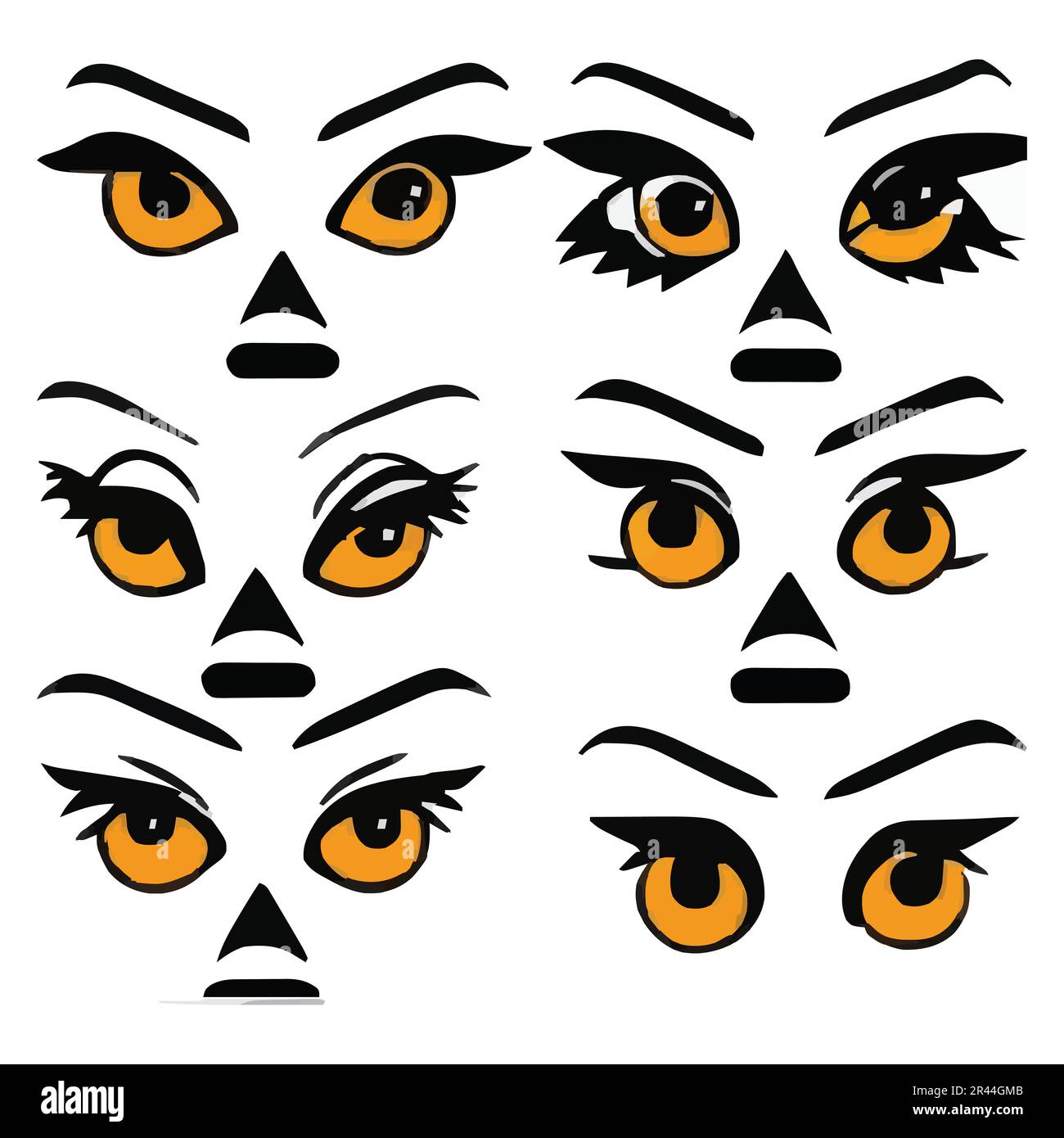 Cartoon Determination Face