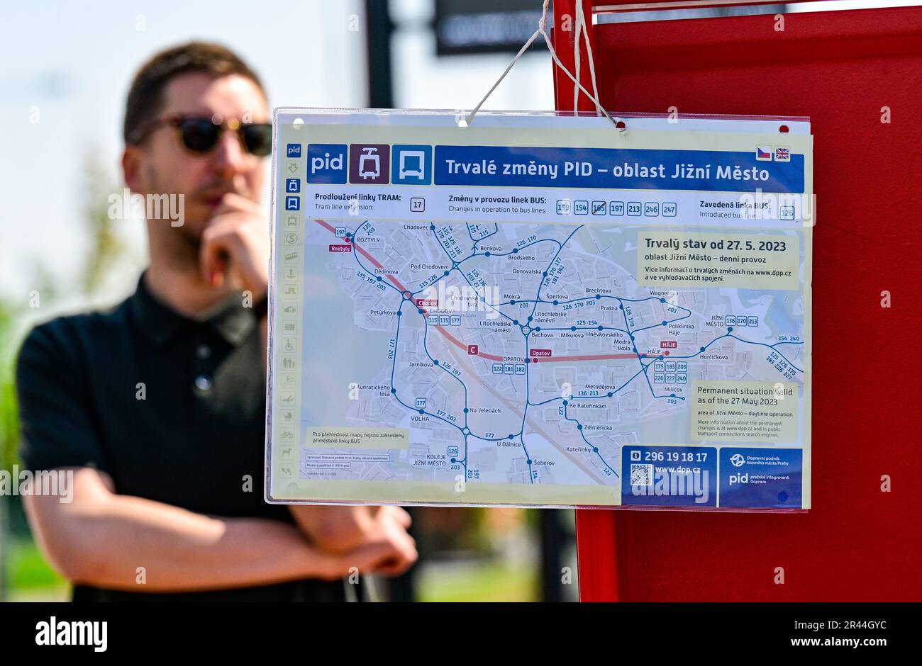 Prague, Czech Republic. 26th May, 2023. A ride on a historic tram ...