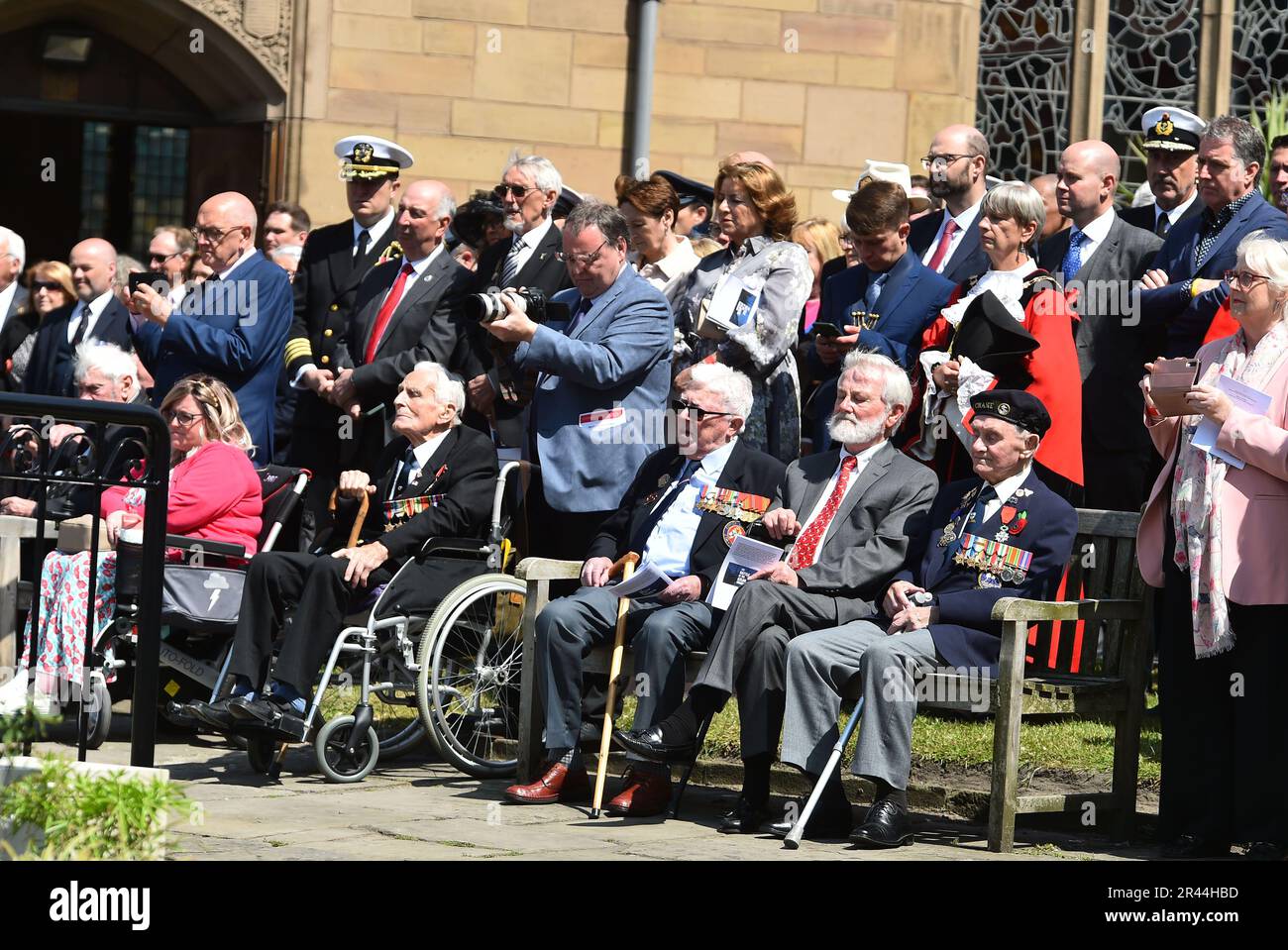 Veterans at the opening of the new national memorial and Garden of ...