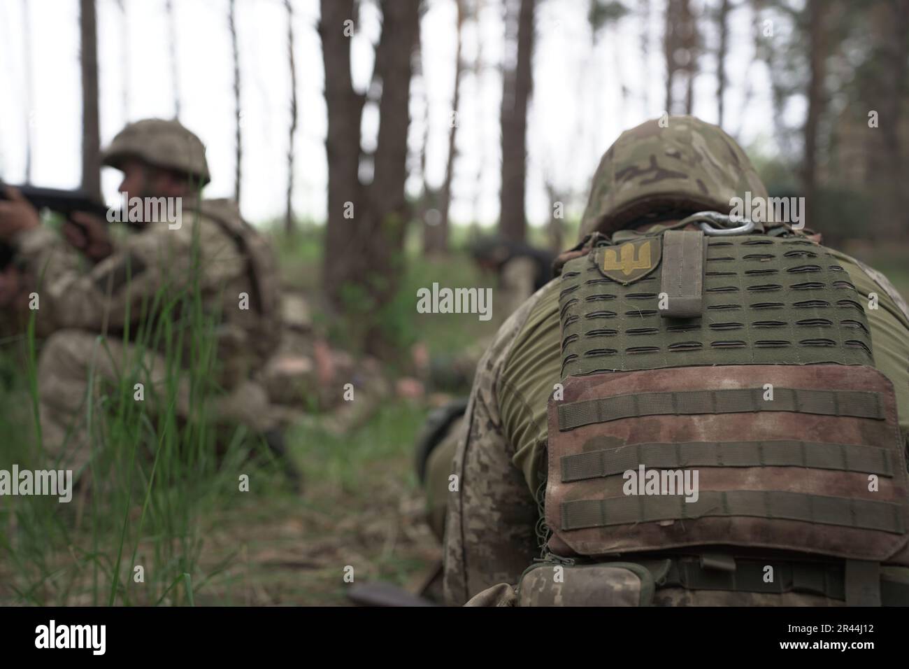 Soldiers of UkraineÕs Armed Forces Regular Infantry recieve intensive ...