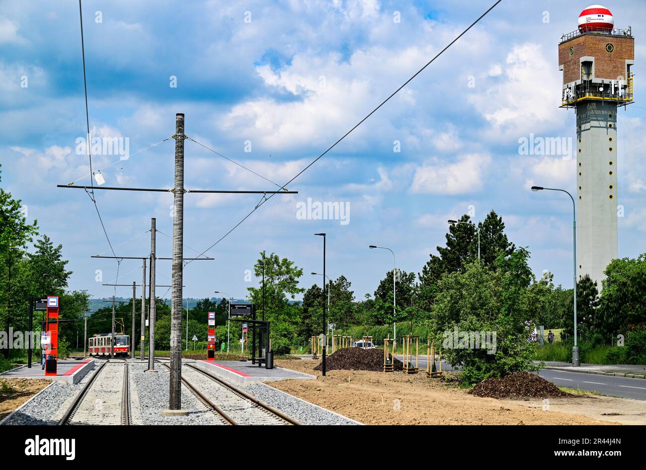 Prague, Czech Republic. 26th May, 2023. A ride on a historic tram ...