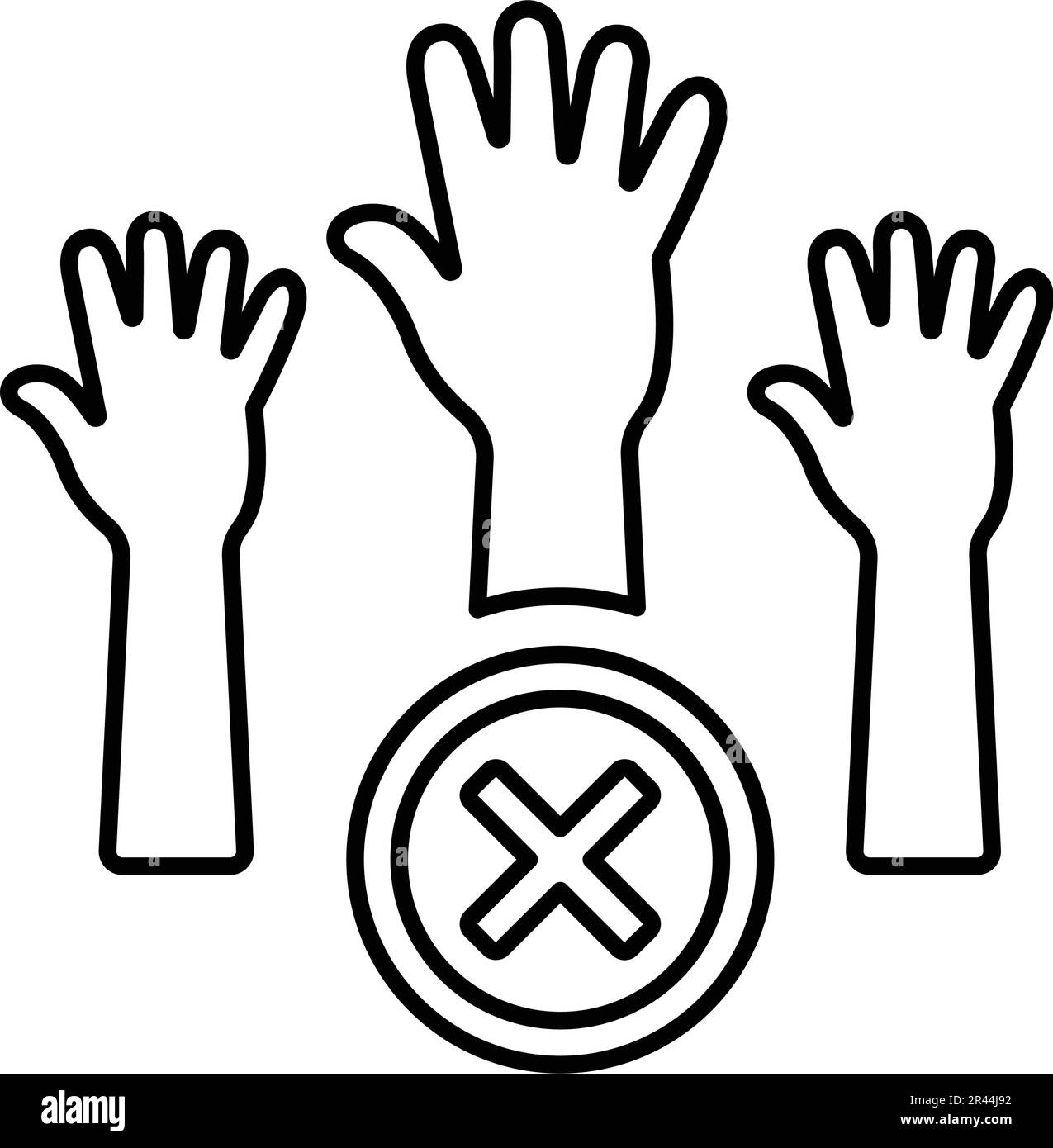 Absent vector vectors Black and White Stock Photos & Images - Alamy