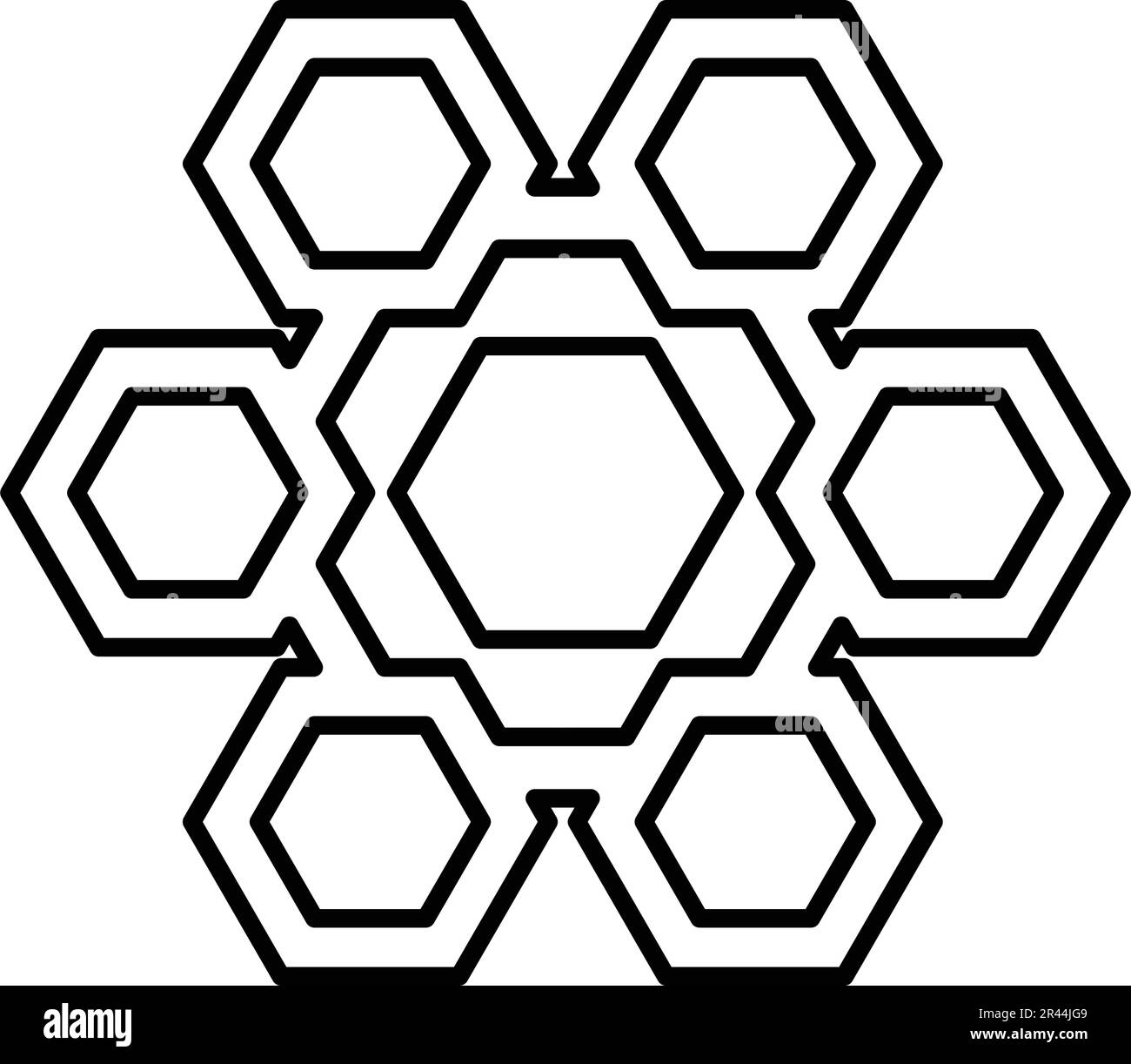 Abstract, adjacent icon - Perfect use for designing and developing ...