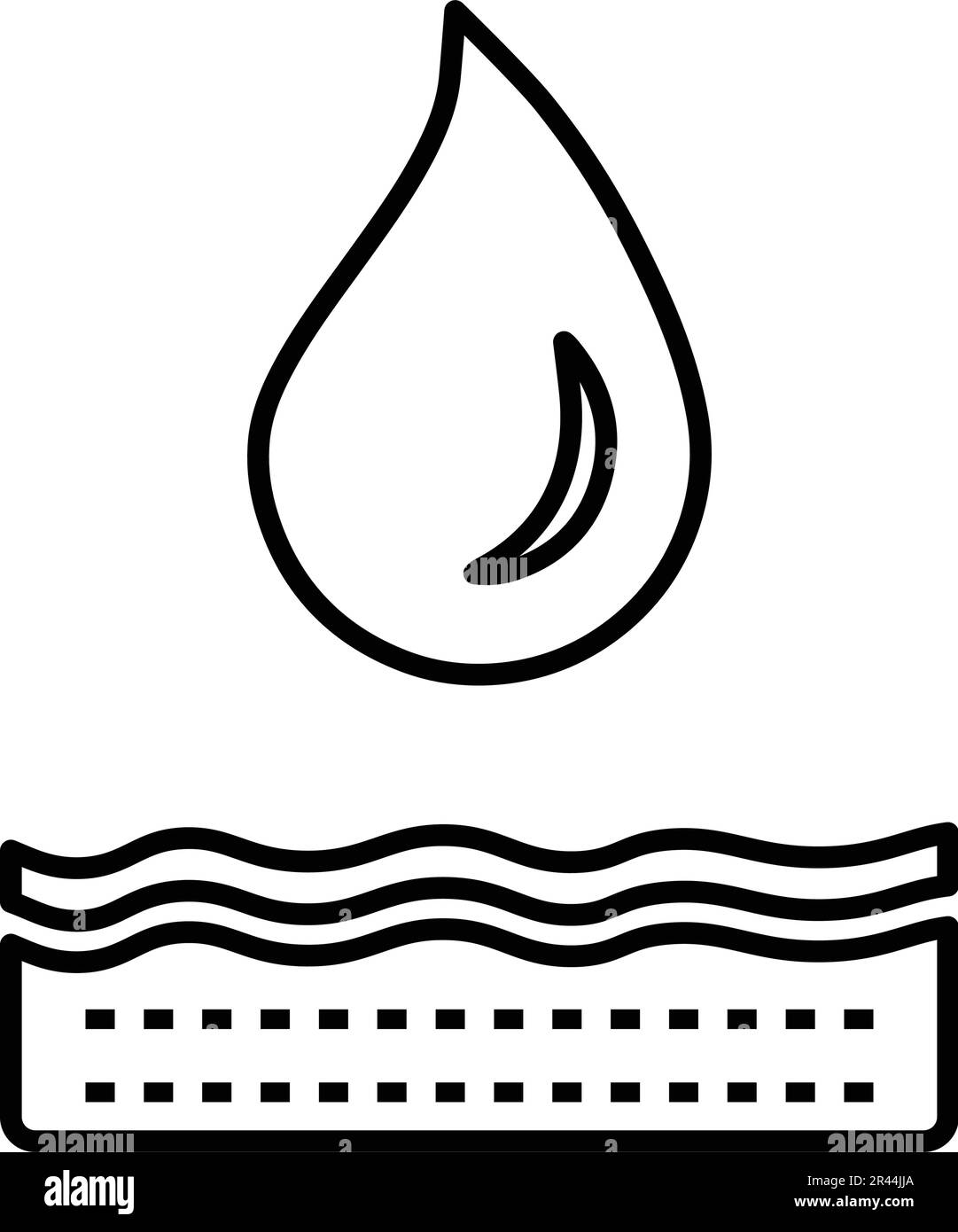 Absorb, drops, imbibe icon design using in commercial purposes, print ...