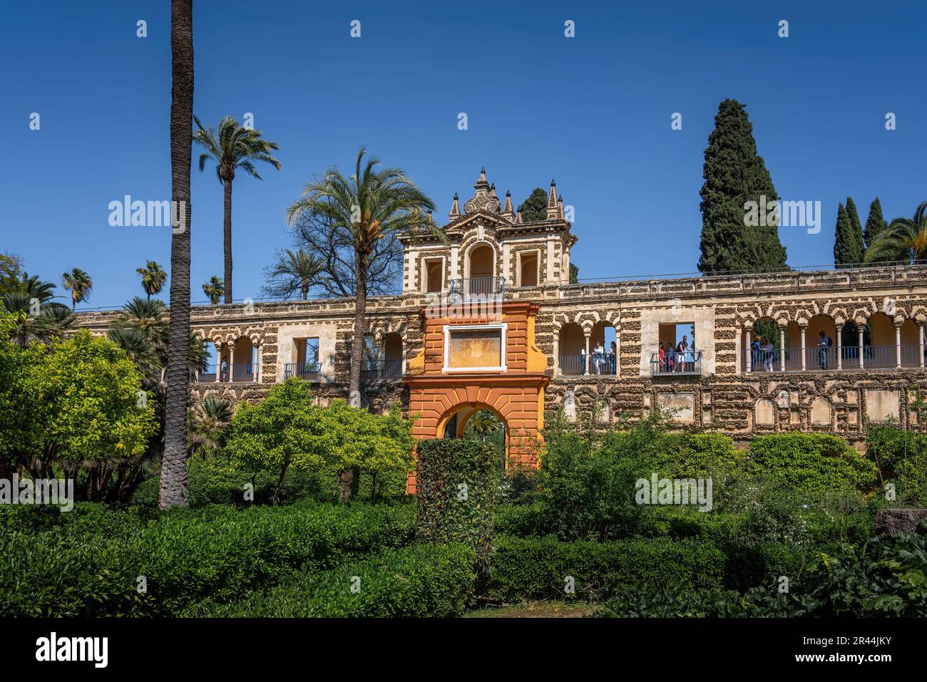 Gallery of Grotesques (Galeria de los Grutescos) at Alcazar Gardens ...