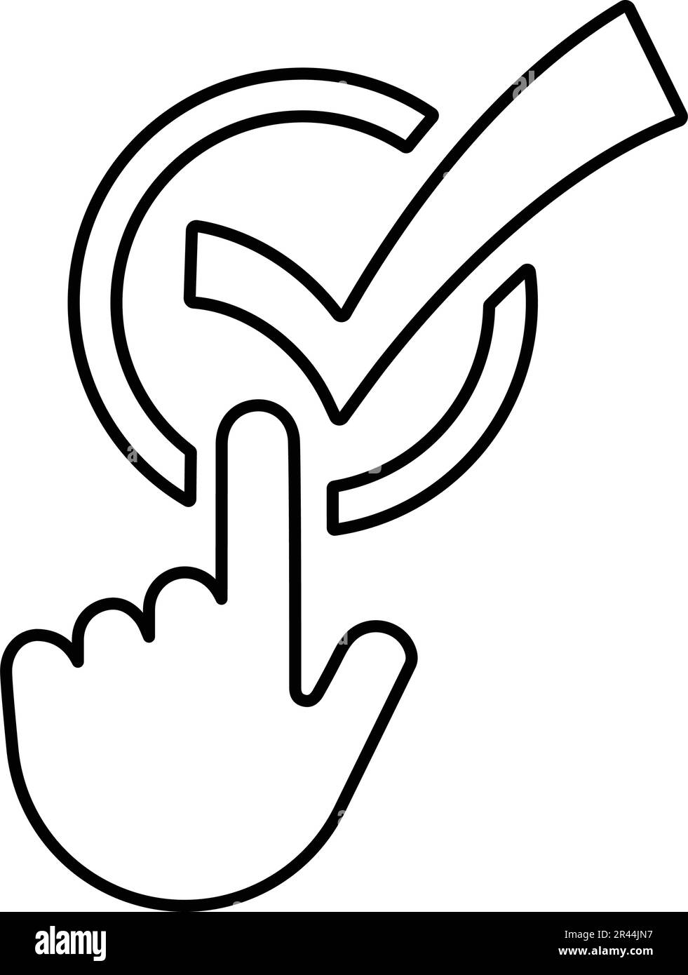 Accept, approve hand icon - Perfect use for designing and developing ...