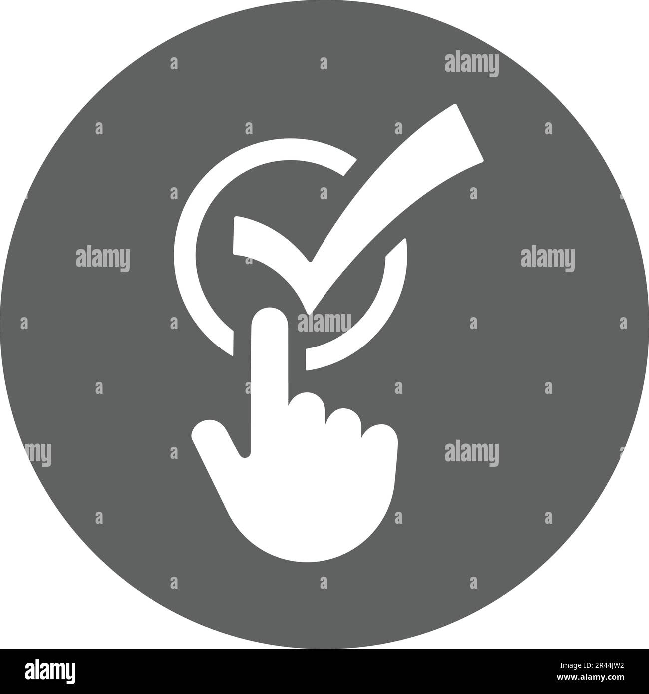 Accept, approve hand icon - Perfect use for designing and developing ...