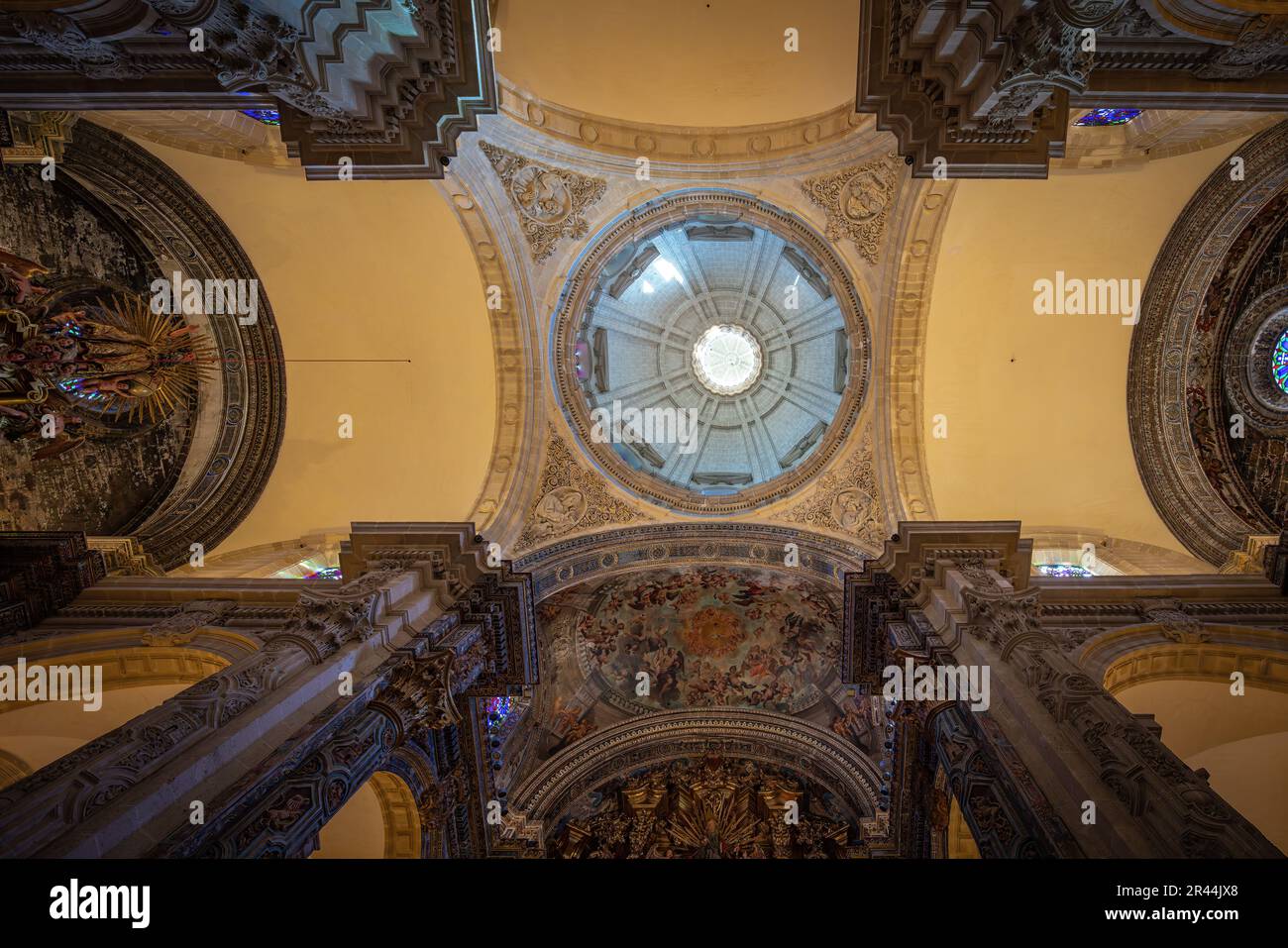 Ceiling of Church of the Divine Savior (Iglesia del Divino Salvador ...