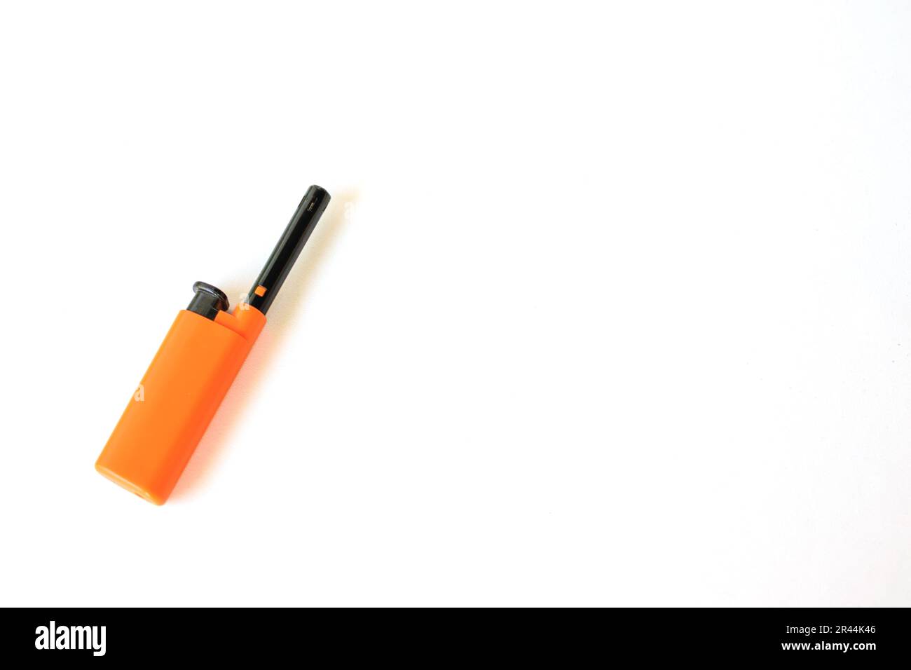 Close up gas lighter fuel on a white background Stock Photo - Alamy
