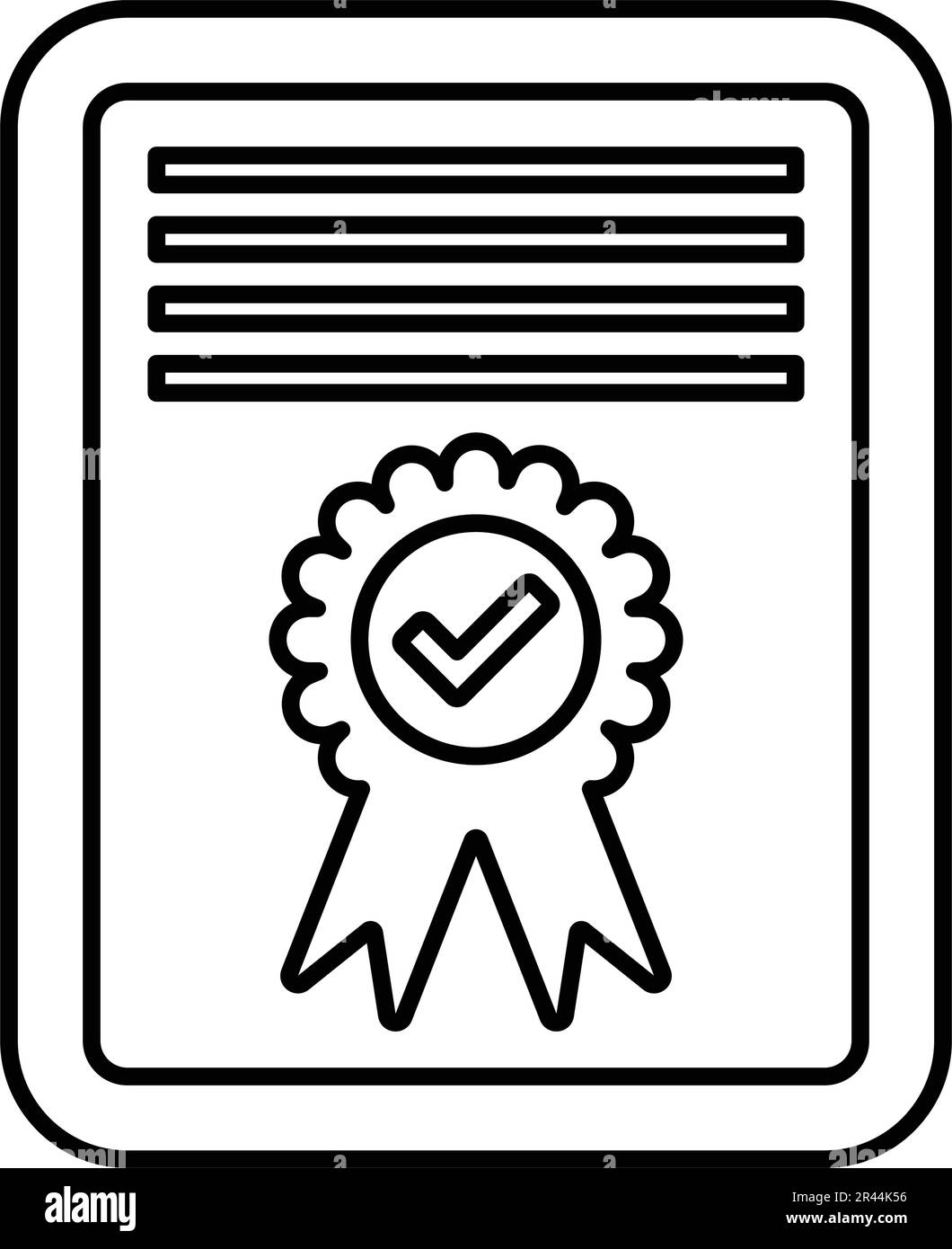 Accepted, accreditation, certificate icon - Perfect use for designing ...