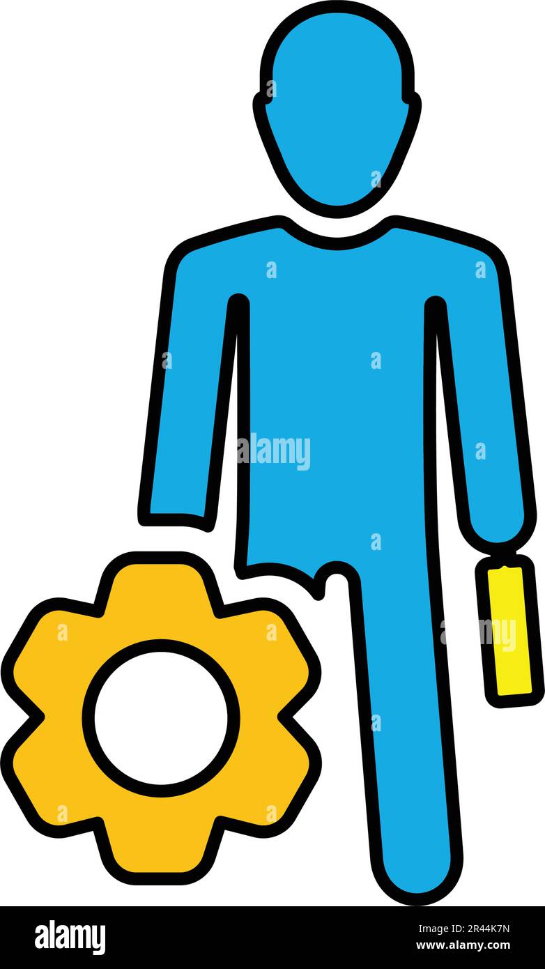 Engineer, technical assistant icon - Perfect use for print media, web ...