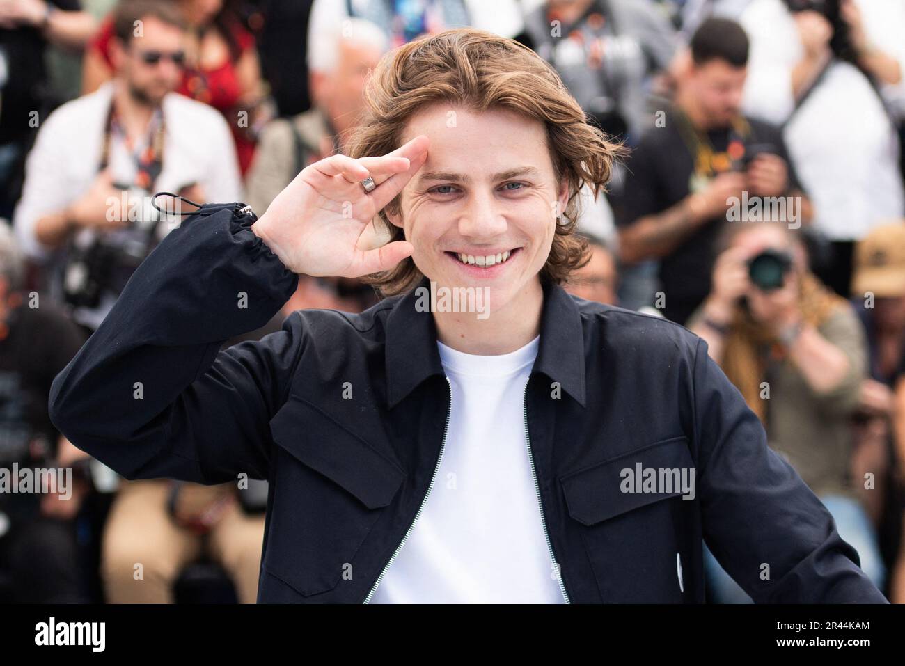 Cannes, France. 26th May, 2023. Felix Lefebvre attending the Rien A ...