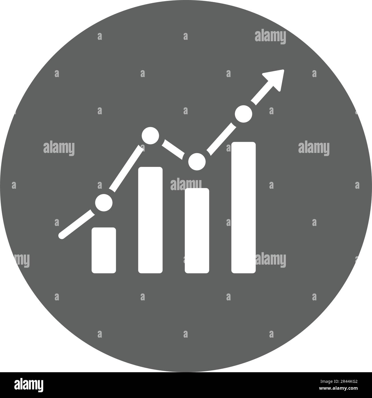 Cumulative, graph icon is use in designing and developing websites ...