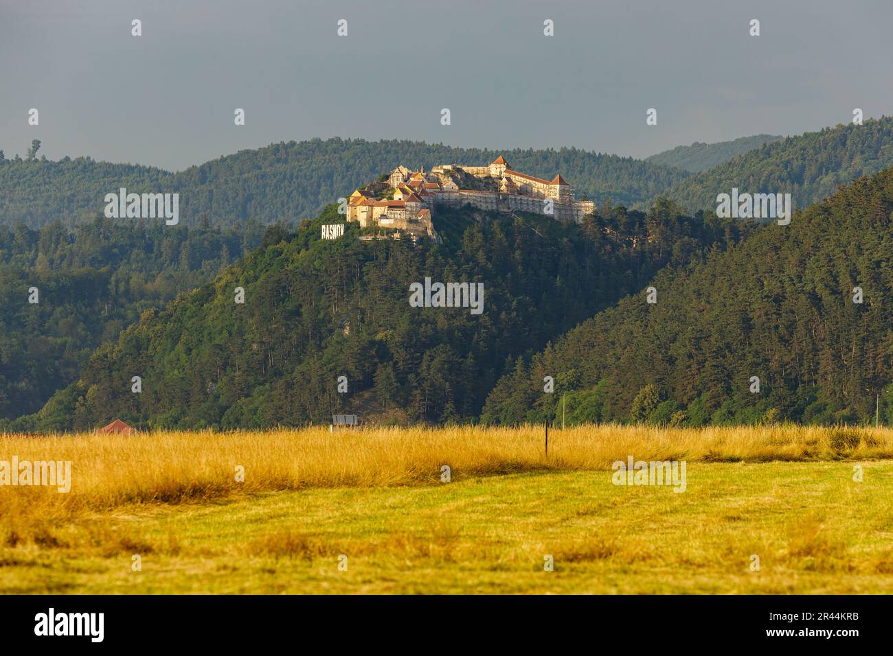 The Rasnov Castle in romania Stock Photo - Alamy