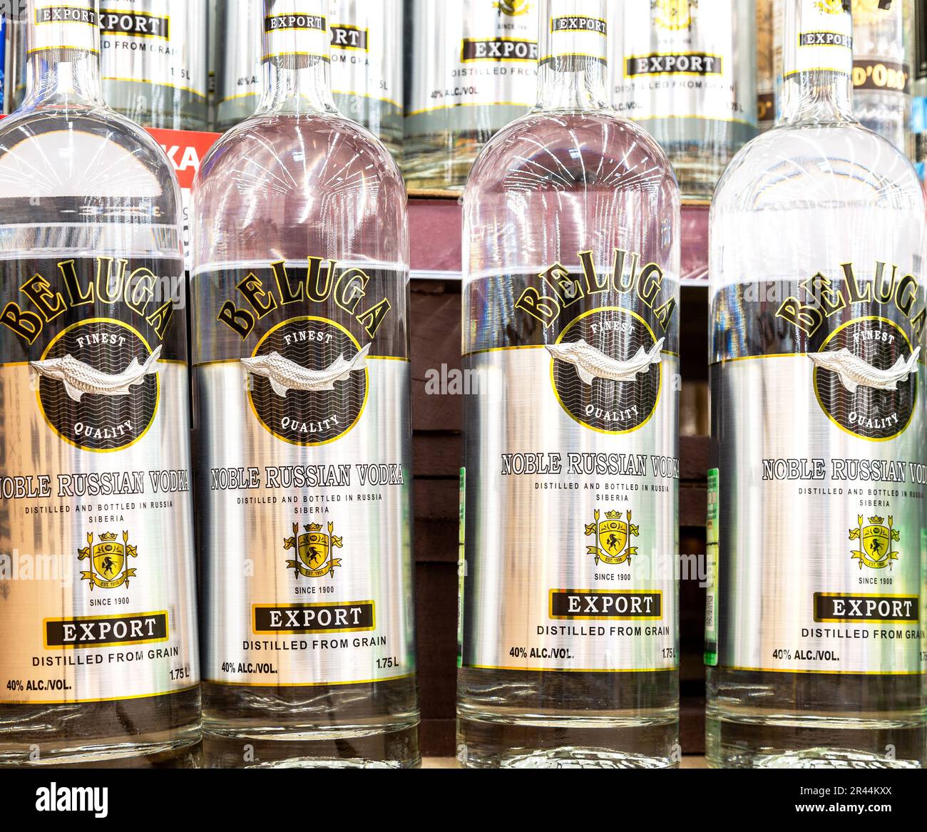 Noble russian vodka hi-res stock photography and images - Alamy