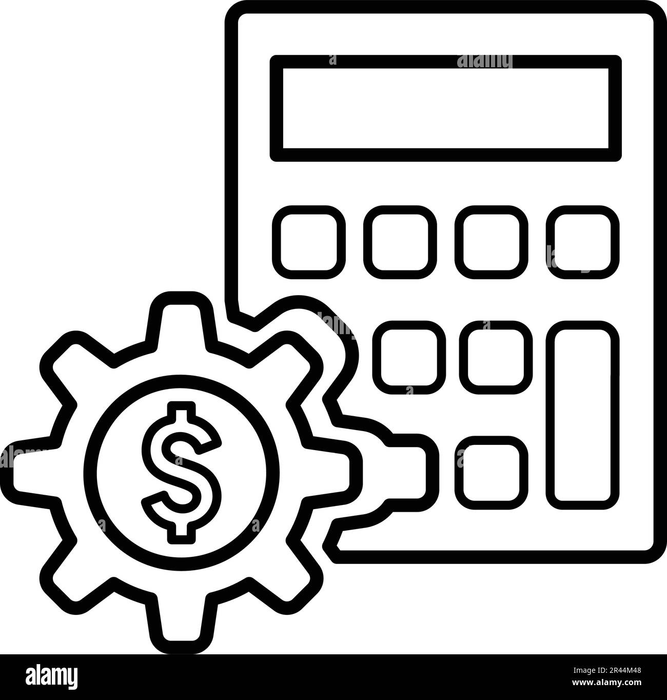 Budgeting icon Cut Out Stock Images & Pictures - Alamy