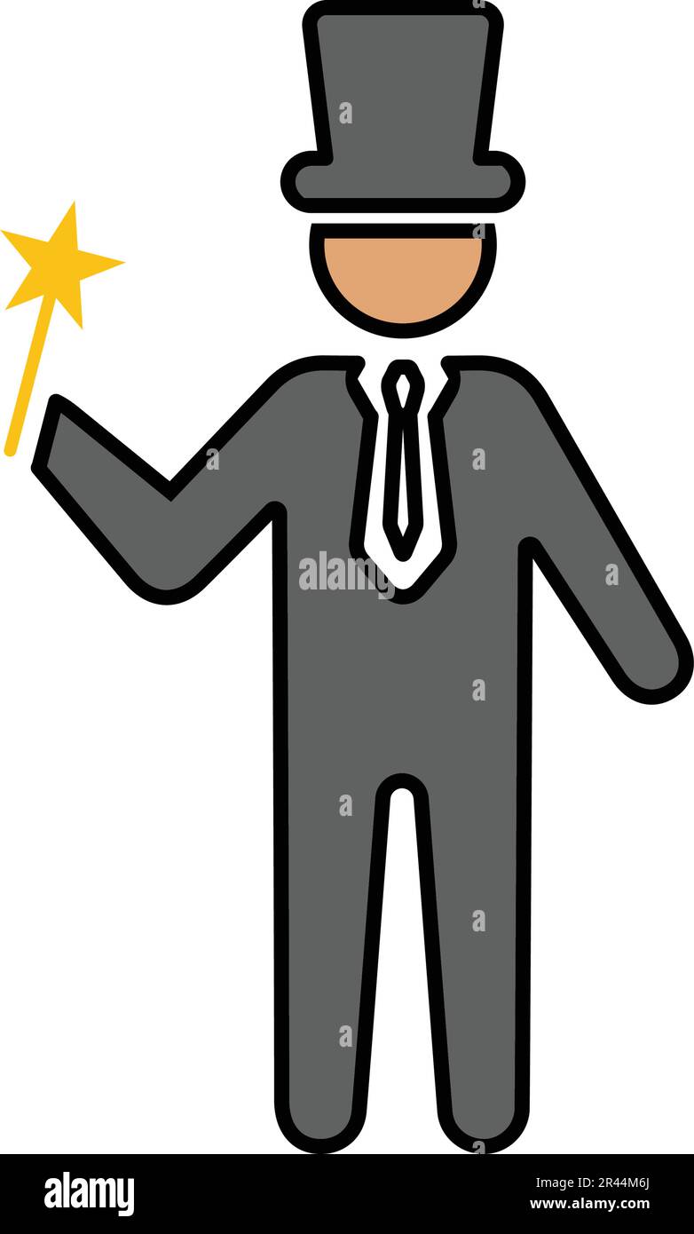 Wizard, magician icon. Beautiful icon symbol for commercial use ...