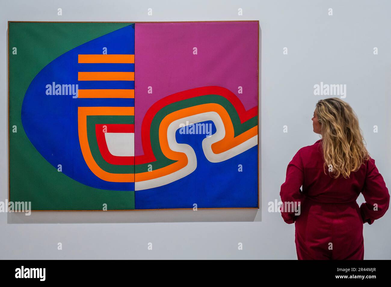 St Ives, UK. 26th May, 2023. Composition, 1975, by Mohammed Chabaa ...