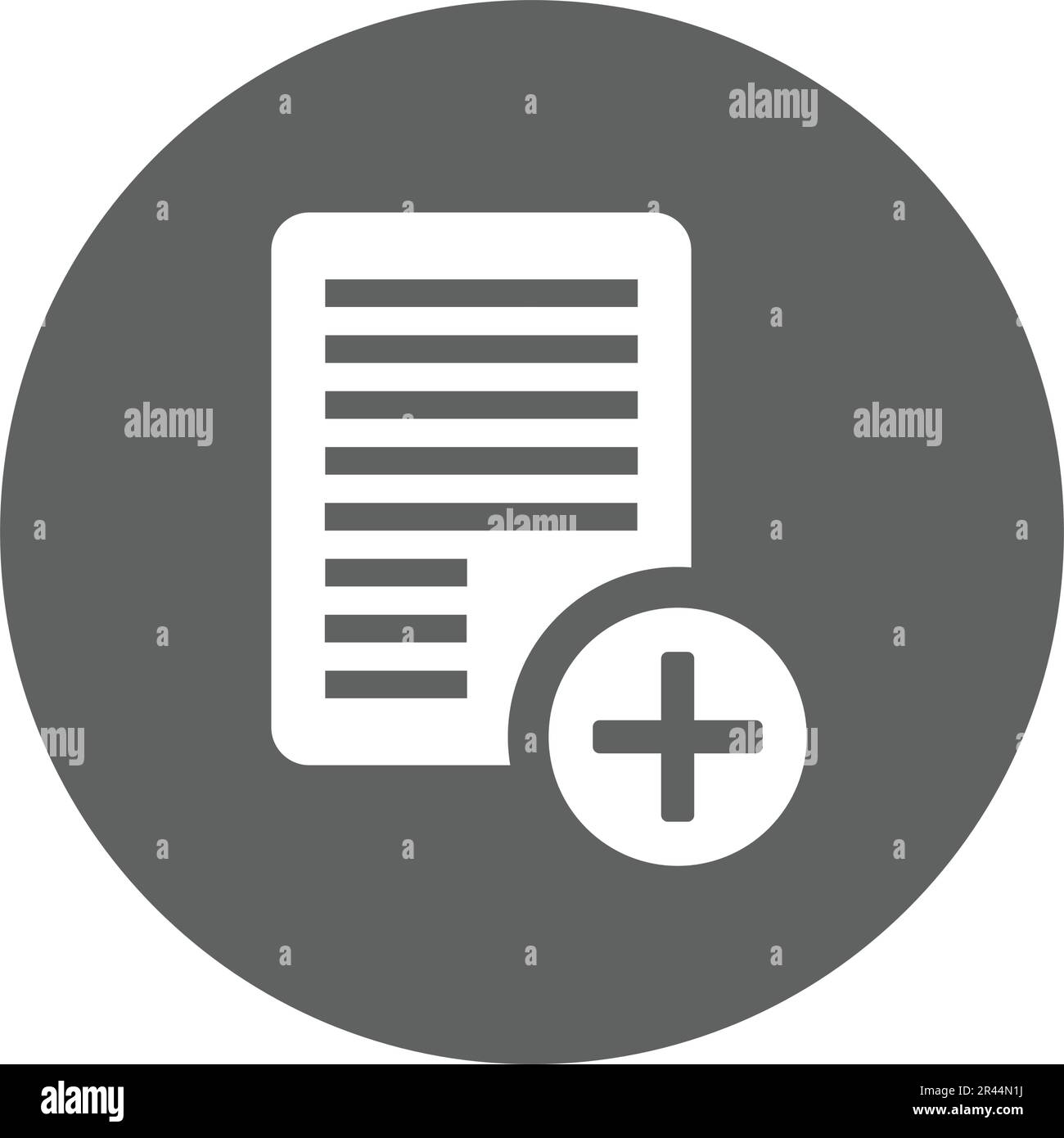 Add, addition file icon. for graphic and web design or commercial ...
