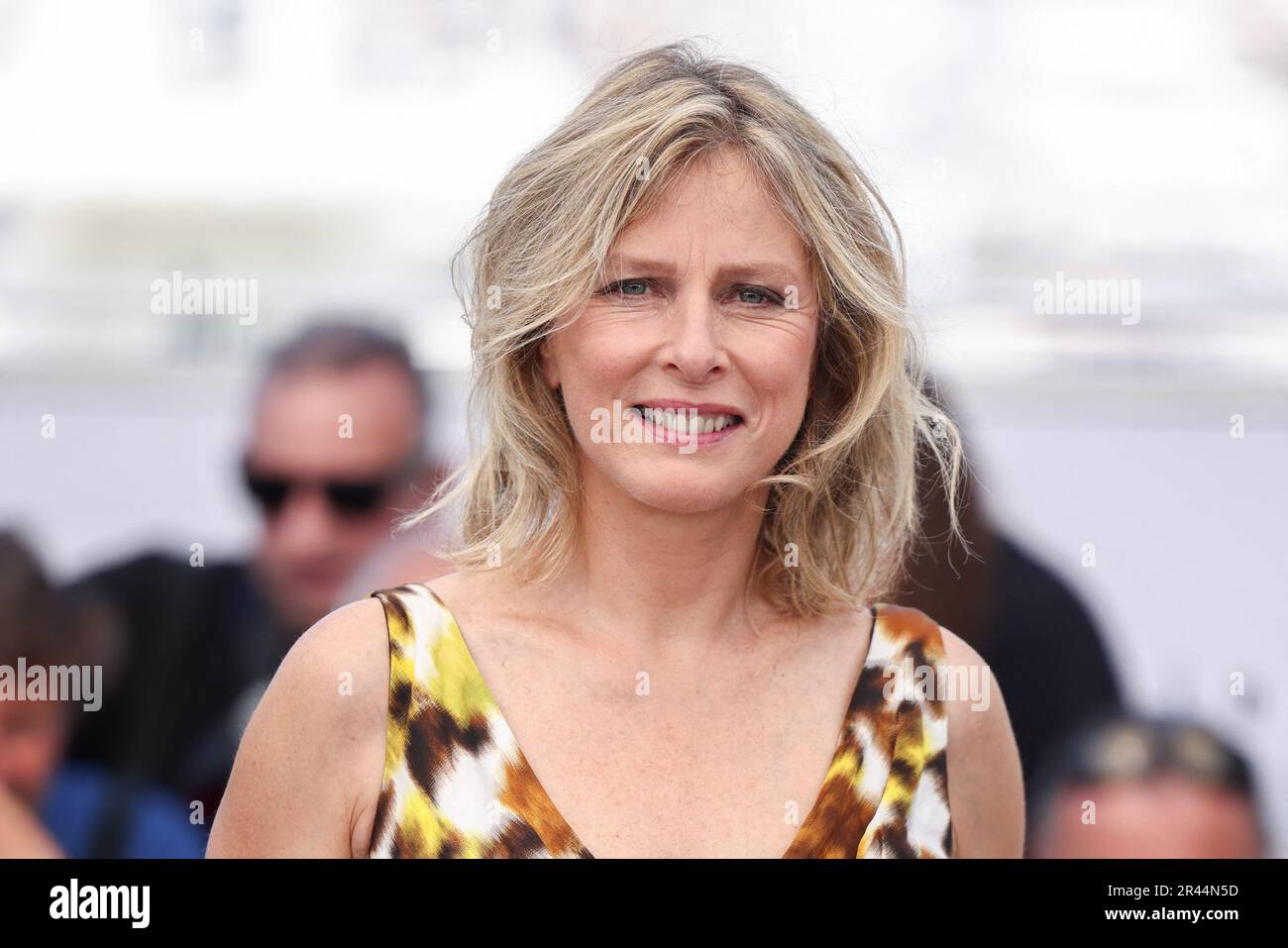 Cannes, France. 26th May, 2023. Karin Viard attending the Une Nuit ...