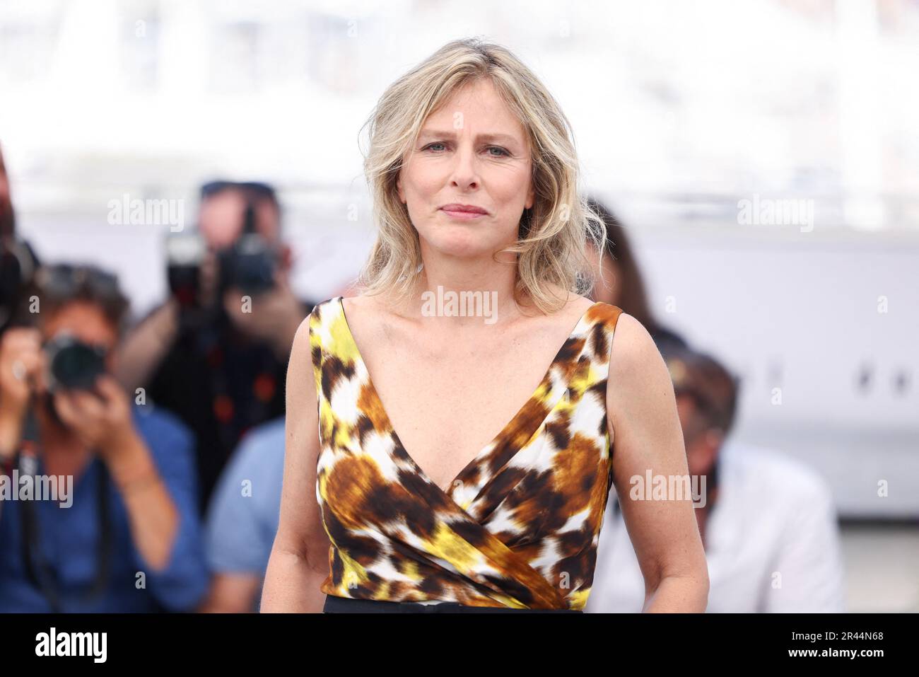 Cannes, France. 26th May, 2023. Karin Viard attending the Une Nuit ...