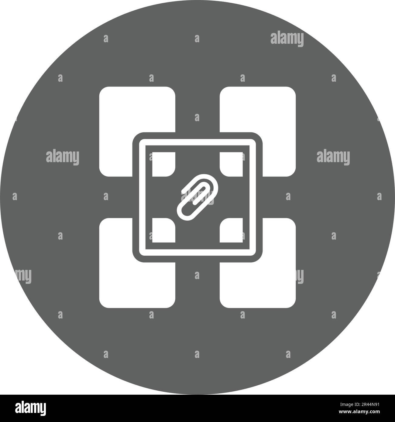 Add, attach sign icon for graphic and web design or commercial purposes ...